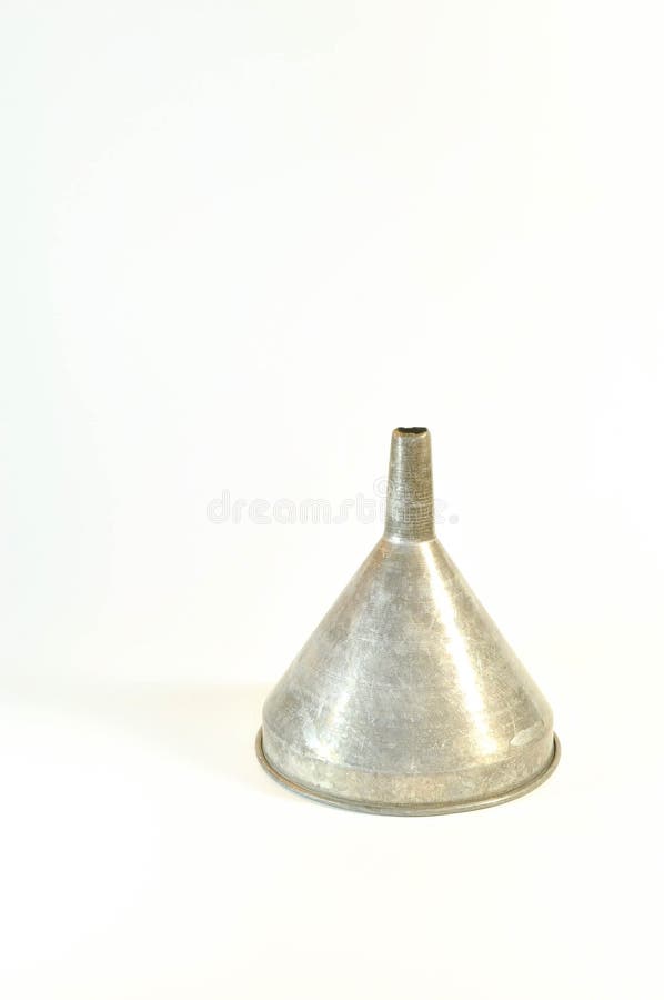 Single Image of an Antique Objects a Funnel Stock Photo - Image of ...