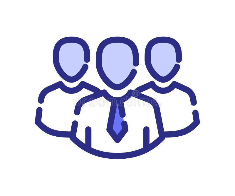 Single Isolated Icon with Dash or Dashed Line Styleteam Leader Group ...