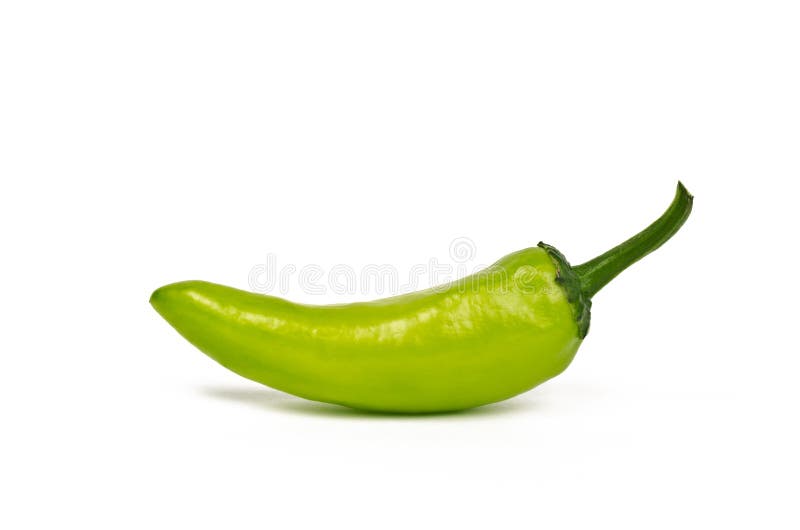 Single Jalapeno (GreenChilli) Stock Photo - Image of chillies ...