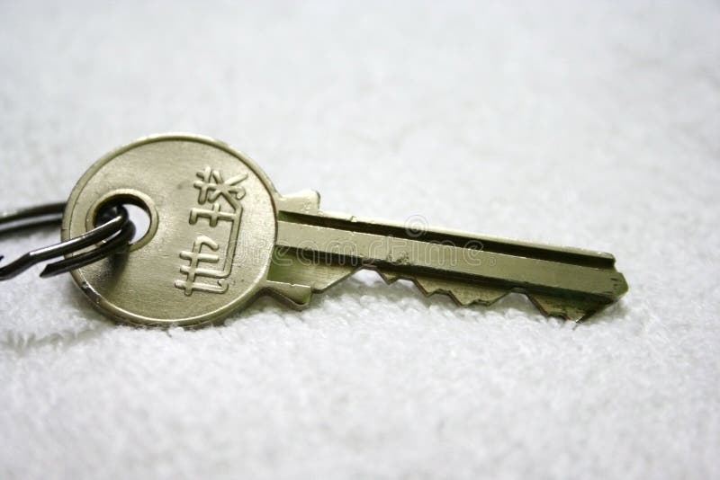 Single key stock photo. Image of metal, isolated, silver - 2854116