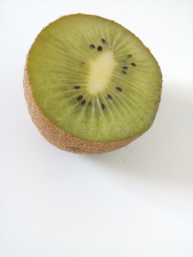 Single kiwi fruit stock photo. Image of white, cutout - 84231704