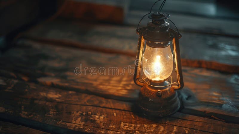 Single Lantern Sitting Wooden Table Stock Photos - Free & Royalty-Free ...