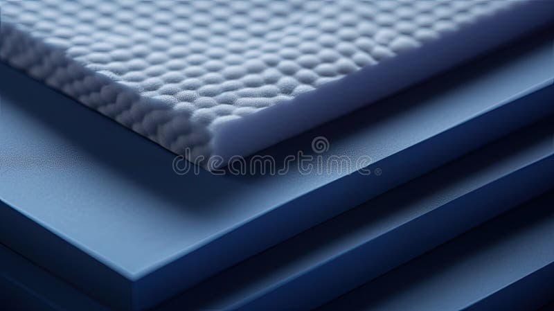 Single-layer Foam Sheets, a Versatile Packaging Material. Stock Photo ...