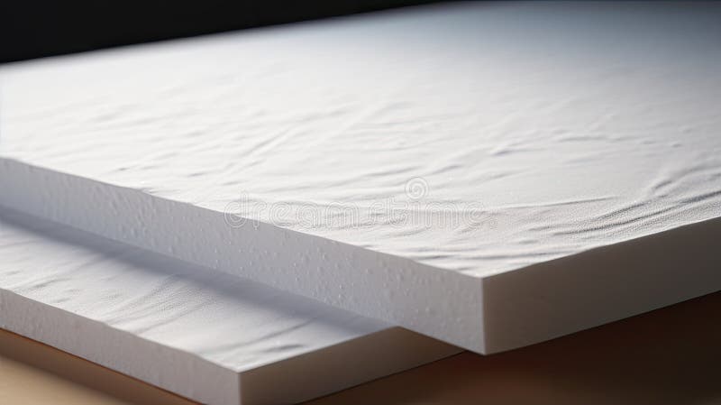 Single-layer Foam Sheets, a Versatile Packaging Material. Stock Photo ...