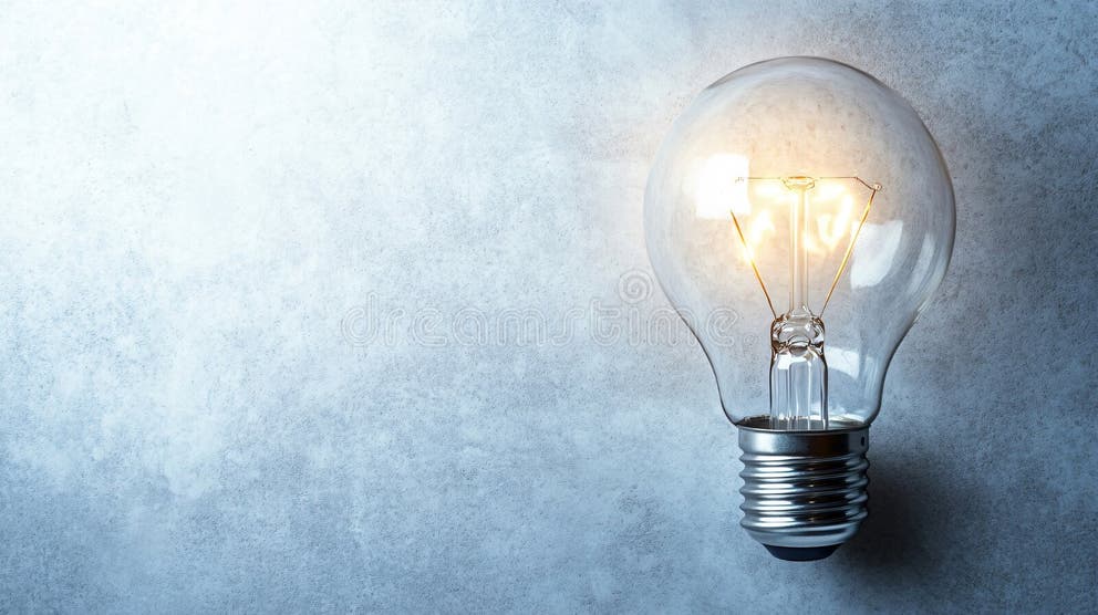 Single LED Light Bulb Isolated on White Background for Professional ...