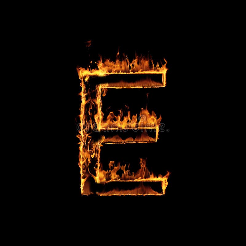 E Letter Flames Stock Illustrations – 116 E Letter Flames Stock ...