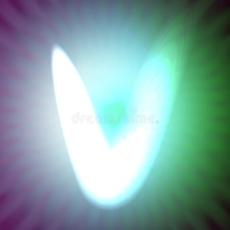 Single Light Blue Neon Letter V of Vector Illustration Stock Vector ...