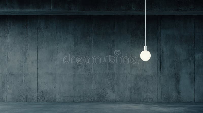 Single Light Bulb Hangs Wire Dark Room Stock Photos - Free & Royalty ...