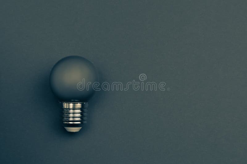 Single Light Bulb Painted in Color with Background Stock Image - Image ...
