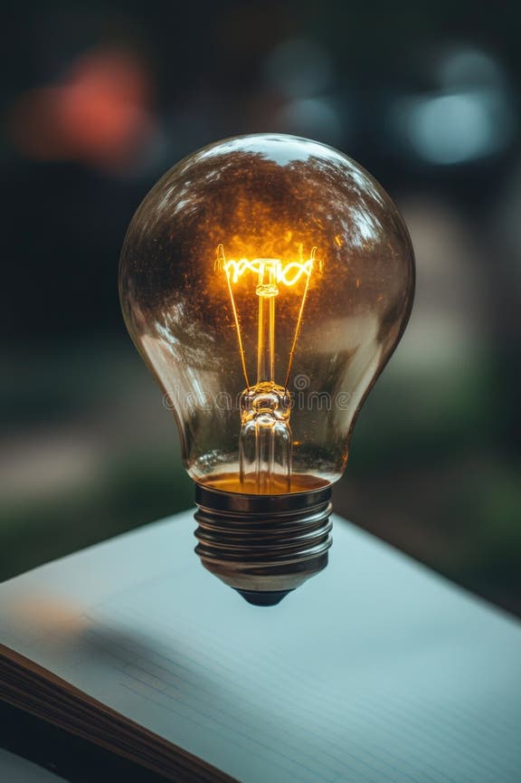 Light Bulb Table Top stock image. Image of bulb, domestic - 388021049