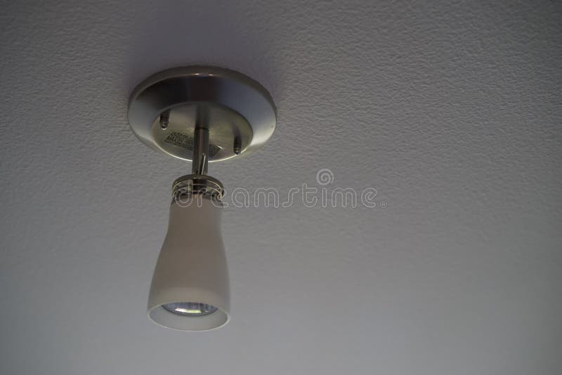 Single Light Fixture stock photo. Image of electric, modern - 74468126