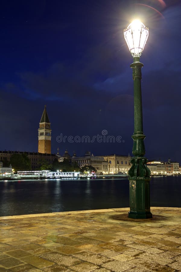 Venice Lamp Post stock image. Image of travel, city, stone - 1635367