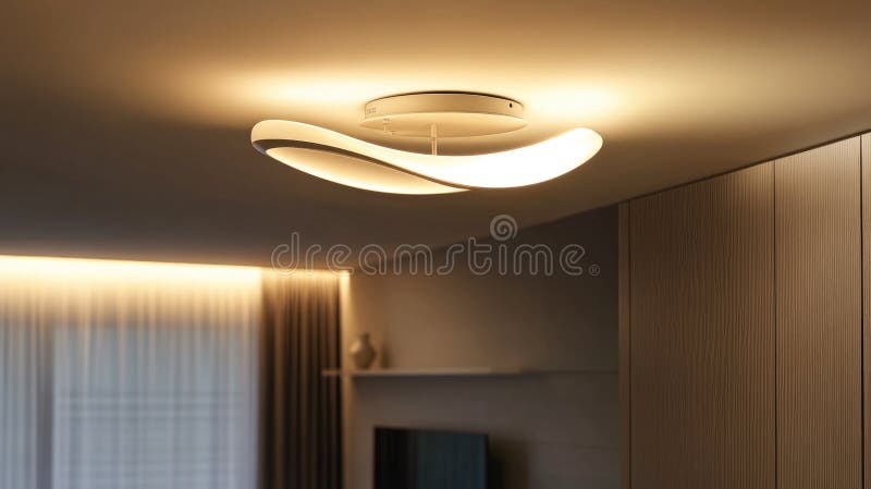 Single Light Source Illuminates Darkened Room Stock Photos - Free ...