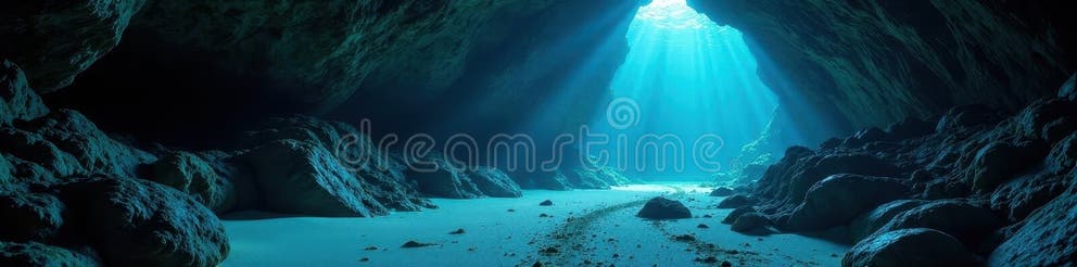 Single Light Source Illuminates Mysterious Underwater Cave, Formation ...