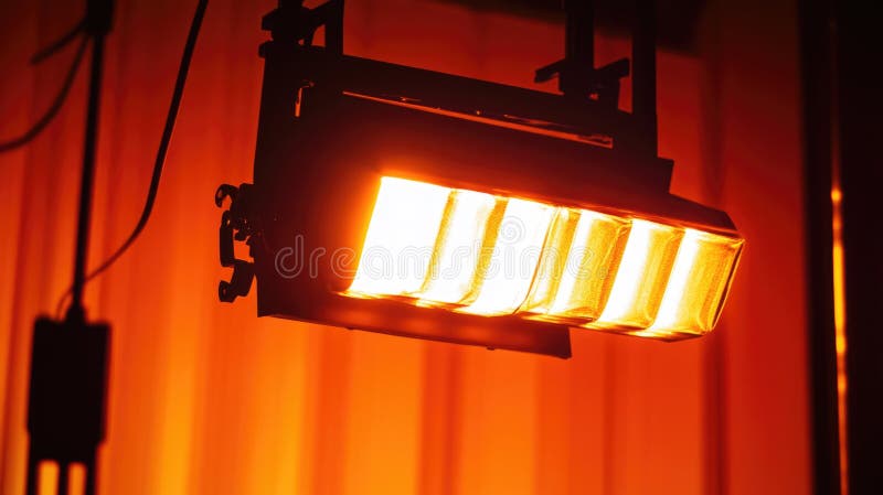 Single Light Source Illuminates Room Warm Glow Stock Photos - Free ...