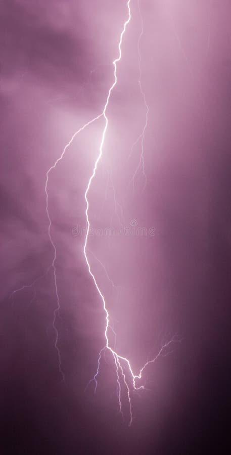 Single lightning bolt stock image. Image of single, lightning - 7084695