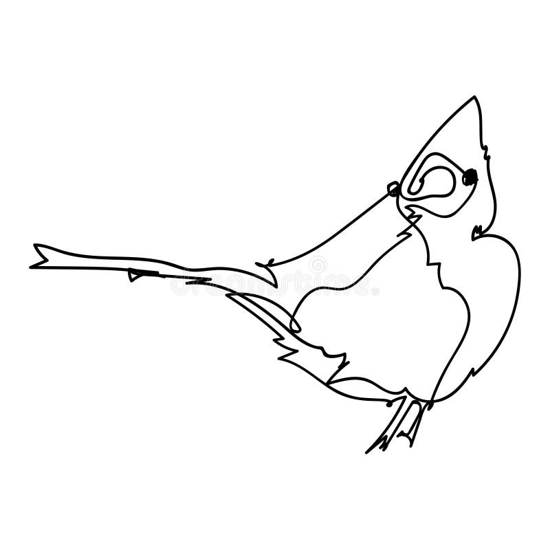 Sparrow Drawing Single Line Stock Illustrations – 127 Sparrow Drawing ...