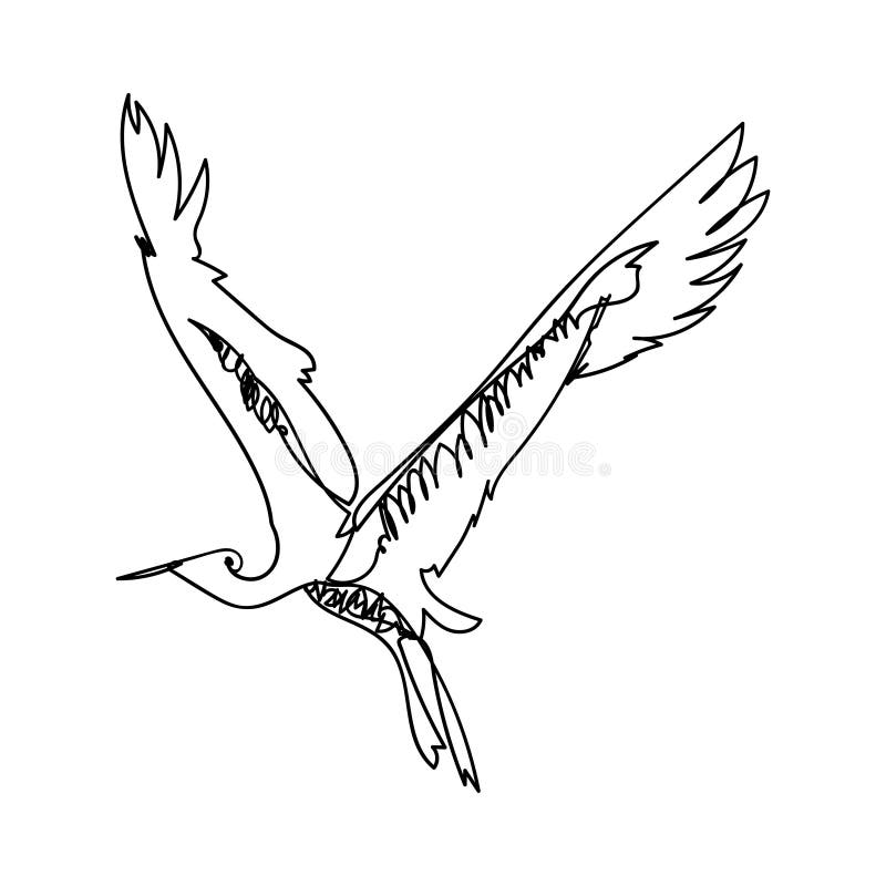 Sparrow Drawing Single Line Stock Illustrations – 127 Sparrow Drawing ...