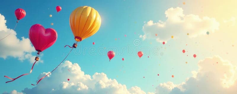 Single Line Drawing, Balloons Float Effortlessly , Minimalist, Freedom ...