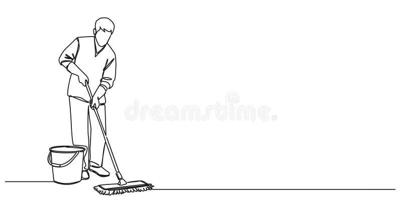 Janitor Drawing Stock Illustrations – 1,265 Janitor Drawing Stock ...