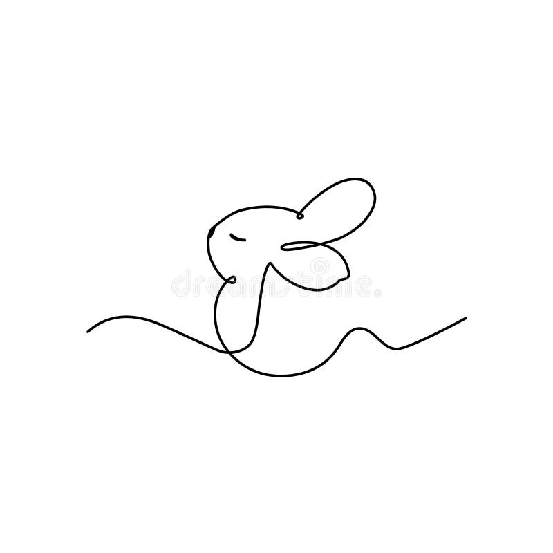 Rabbit Single Line Stock Illustrations – 851 Rabbit Single Line Stock ...