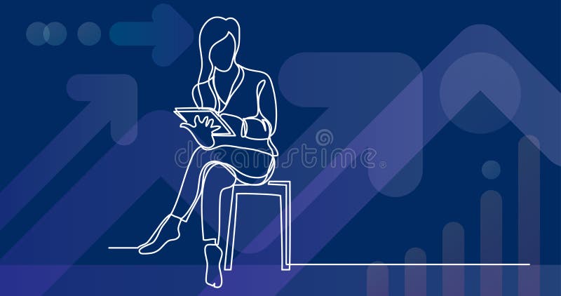 - single line drawing stock vector. Illustration of continuous - 247219205