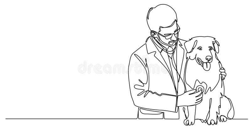 Vet Examining Pet Dog Stock Illustrations – 1,199 Vet Examining Pet Dog ...