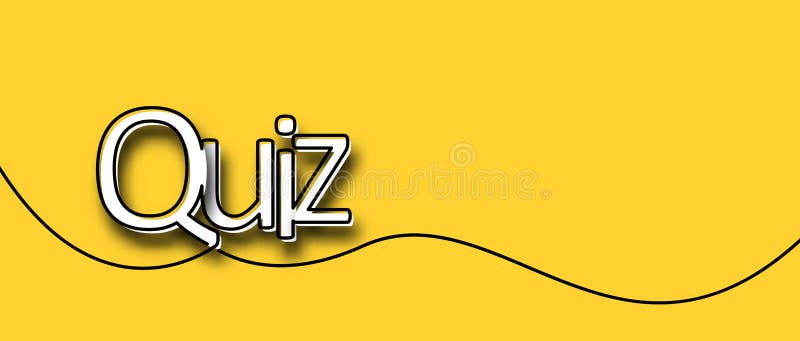 Quiz sign cartoon stock illustration. Illustration of drawing - 52968071