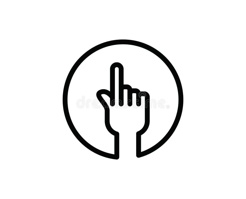 Single line icon stock vector. Illustration of interface - 190295098