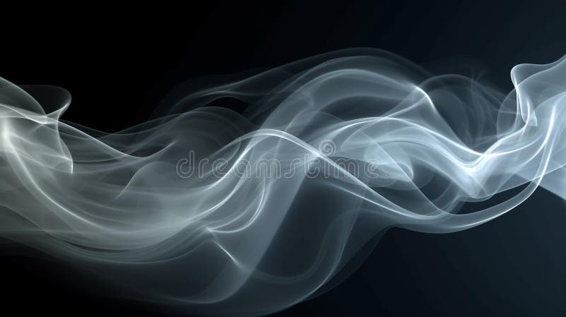 A Single Line Smoke Abstract Background Generated AI Stock Illustration ...