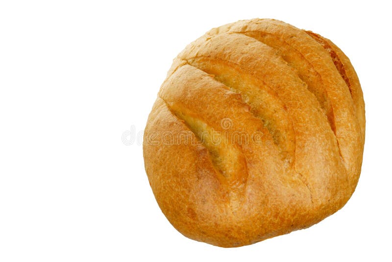 Single Loaf of Sliced White Bread, Isolate on a White Background ...