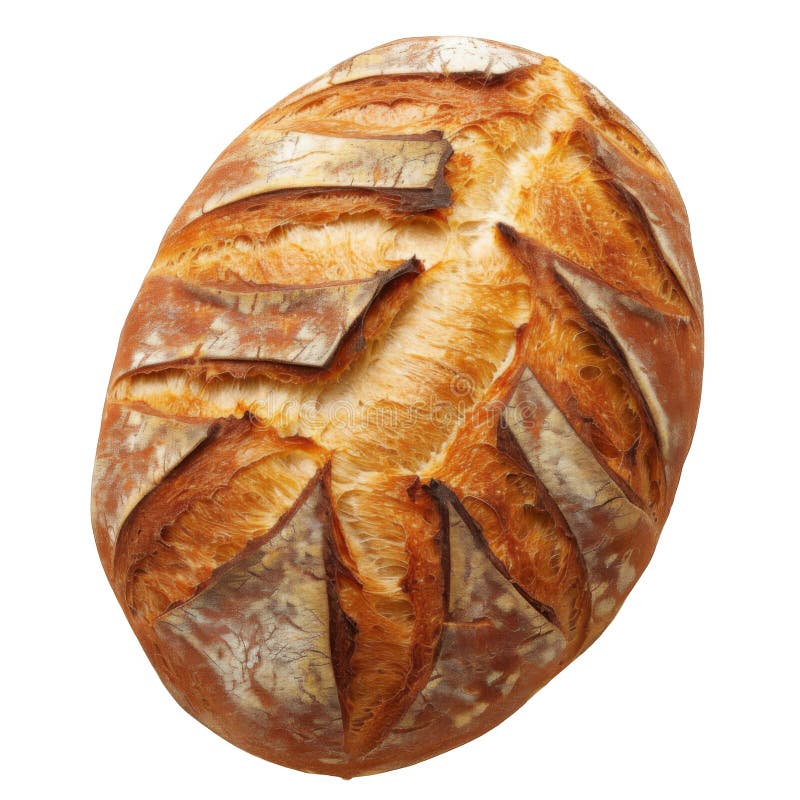 A Single Loaf of Crusty, Brown, Artisan Bread Stock Image ...