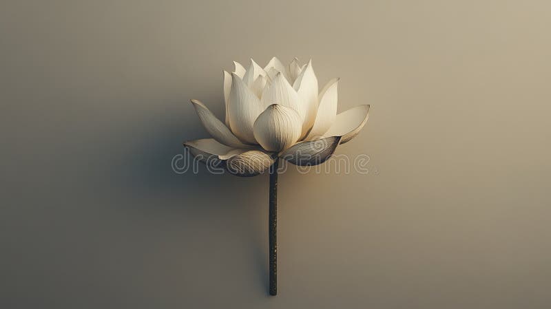 Single lotus blossom stock photo. Image of nature, garden - 72021578