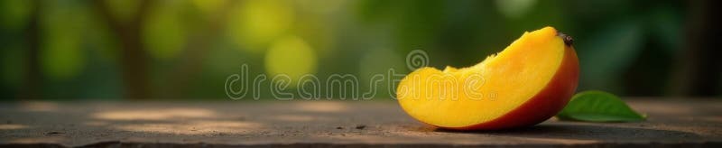 Single Mango, Slightly Curved Shape, Subtle Highlights , Single, Object ...