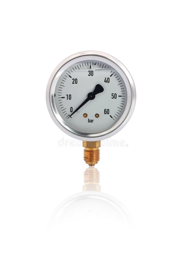 Single manometer isolated stock image. Image of manometer - 16241583