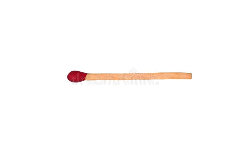 Single Matchstick in Centre of a White Background, Matchstick Mobile ...