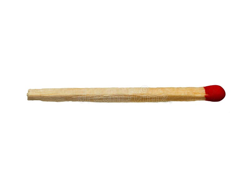 Single Matchstick in Centre of a White Background, Matchstick Mobile ...