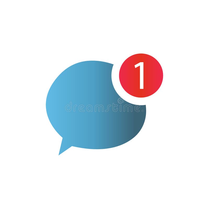 Single Message Icon, Cloud, Message Concept, Vector Illustration Stock ...