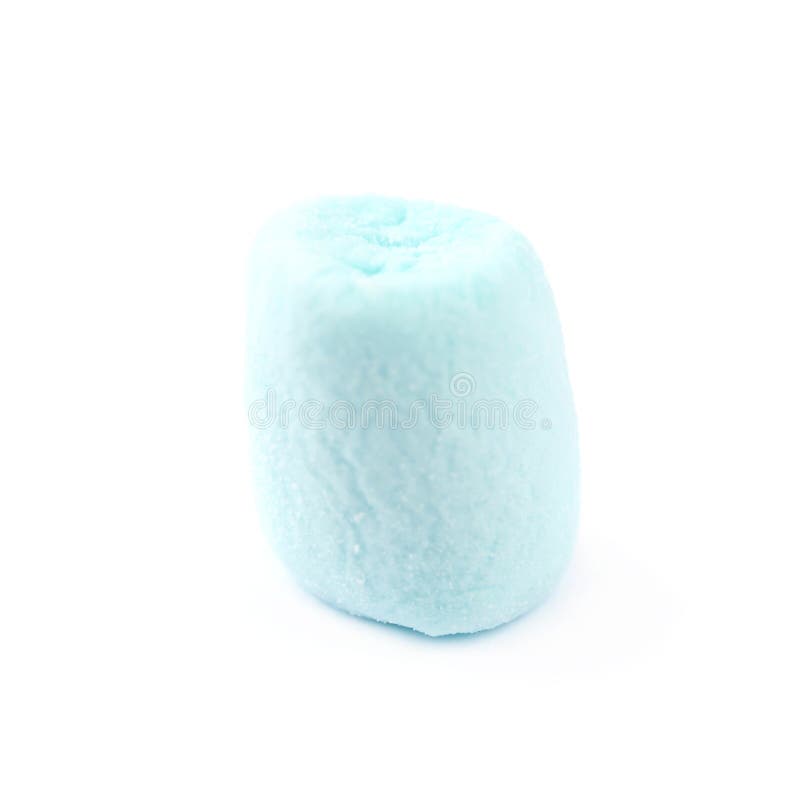 Single mini marshmallow stock image. Image of blue, fattening - 120464129