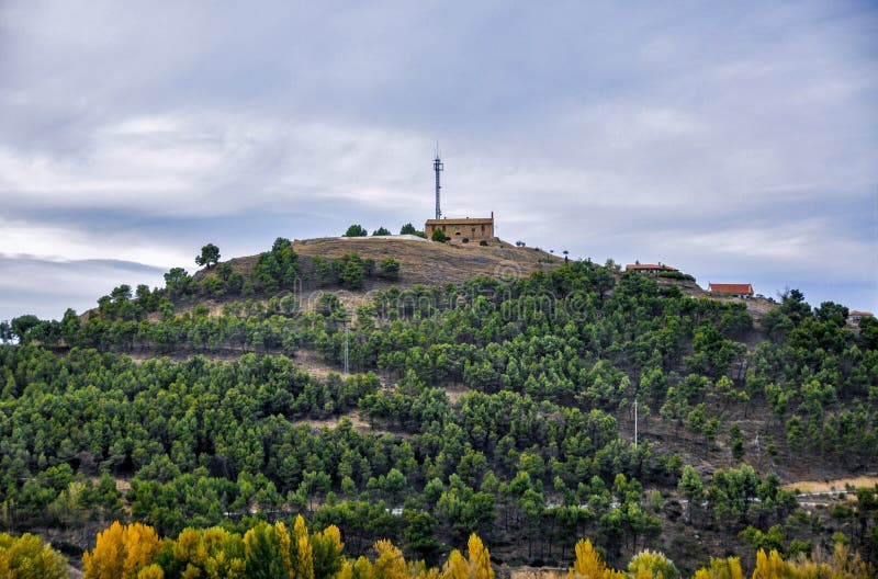 Single mountain landscape stock image. Image of cloud - 156674195
