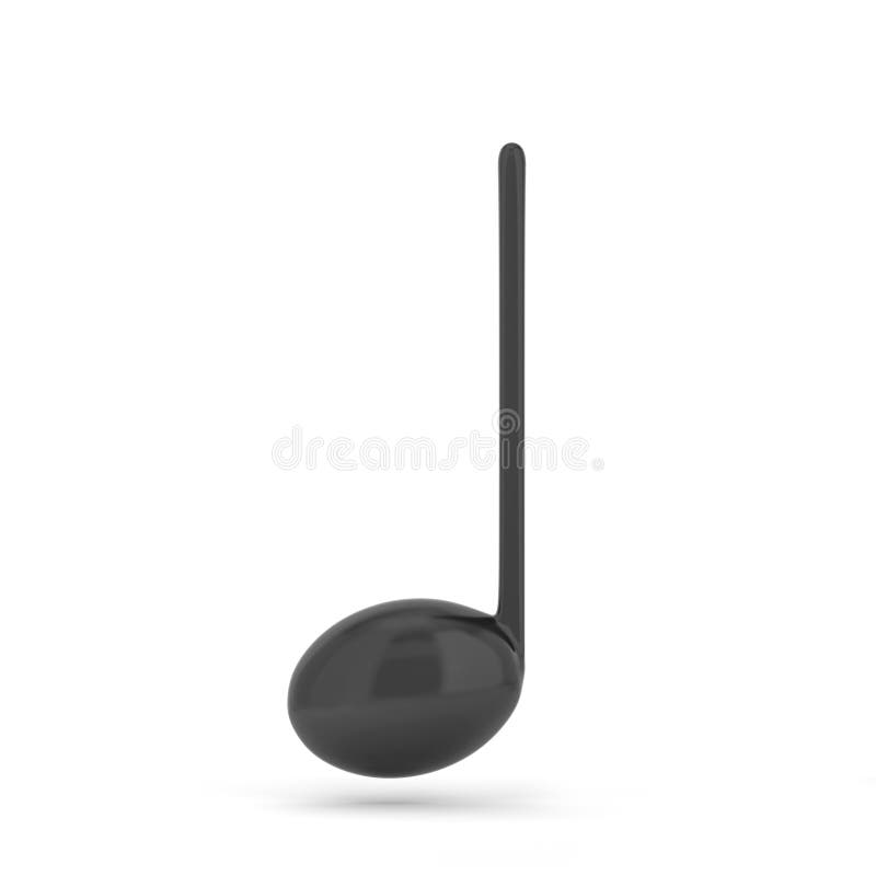 Single Music Note Symbol Black Scribble Texture Vector Design. Song ...