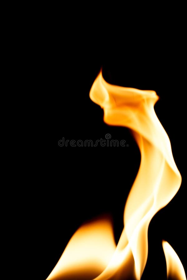 Real flame - fire. stock image. Image of design, flammable - 115865411
