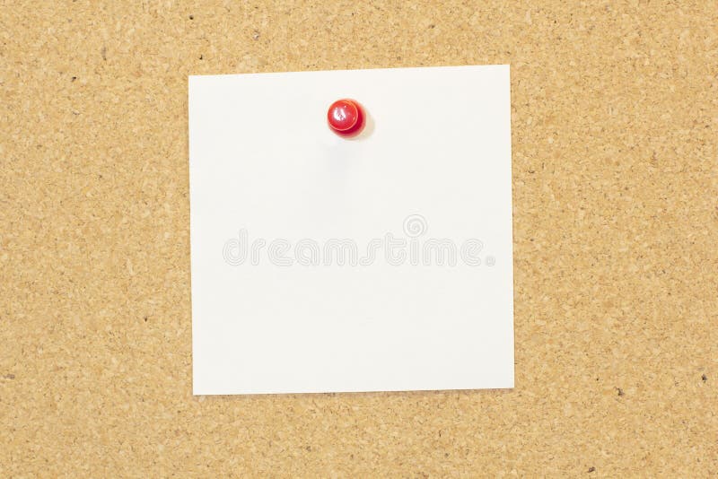 Single Note Pad Rectangular Shape Stock Photo - Image of bulletin, wall ...