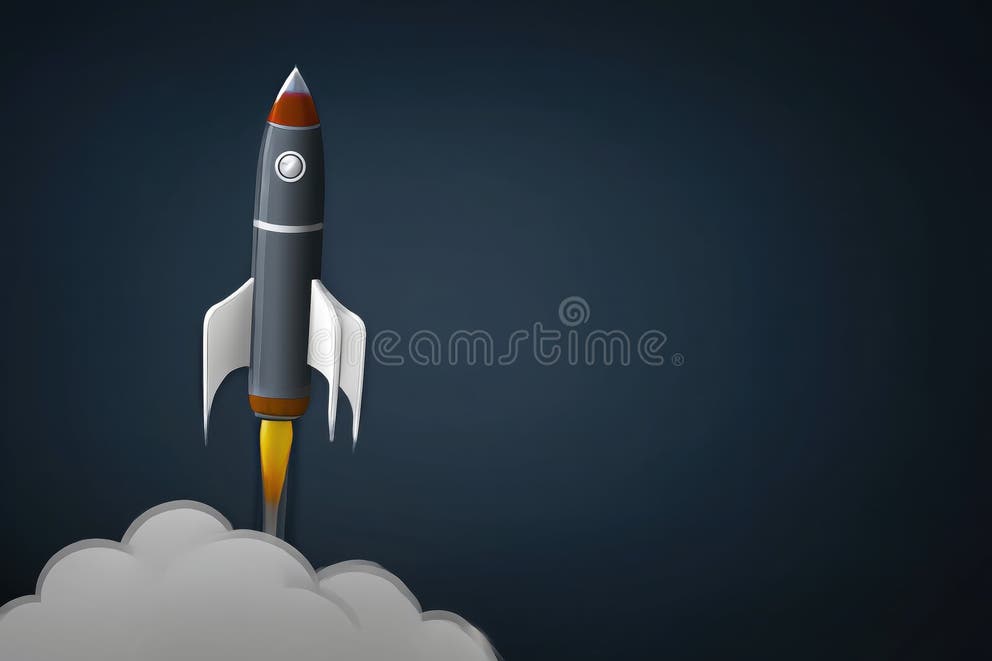 Single Ocean Wave, Solid Turquoise Background, Minimal Style. Stock ...