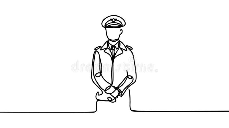 Line Drawing Pilot Stock Illustrations – 2,349 Line Drawing Pilot Stock ...