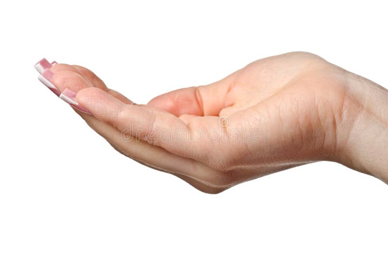Woman s cupped hands stock image. Image of open, cosmetics - 17811889