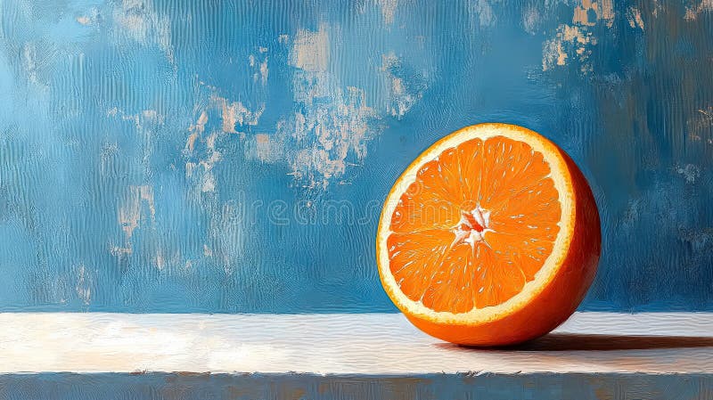 Single Orange Cut Half Placed Table Stock Photos - Free & Royalty-Free ...