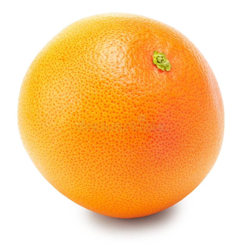 Single Orange Fruit Isolated on White Background. Clipping Path Stock ...