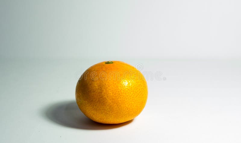 The Single Orange Isolation. Stock Photo - Image of dieting, juicy ...