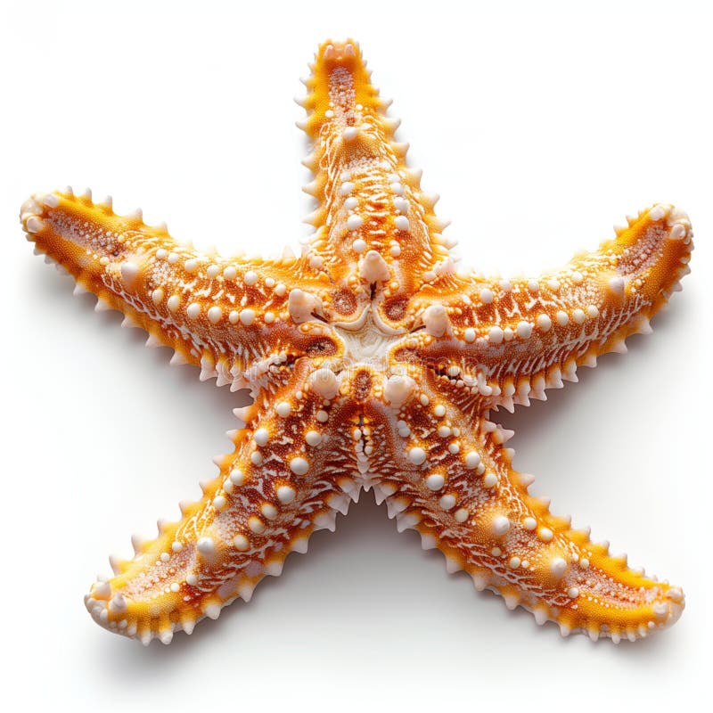 Beautiful Starfish Resting on a White Background. Generated by AI Stock ...